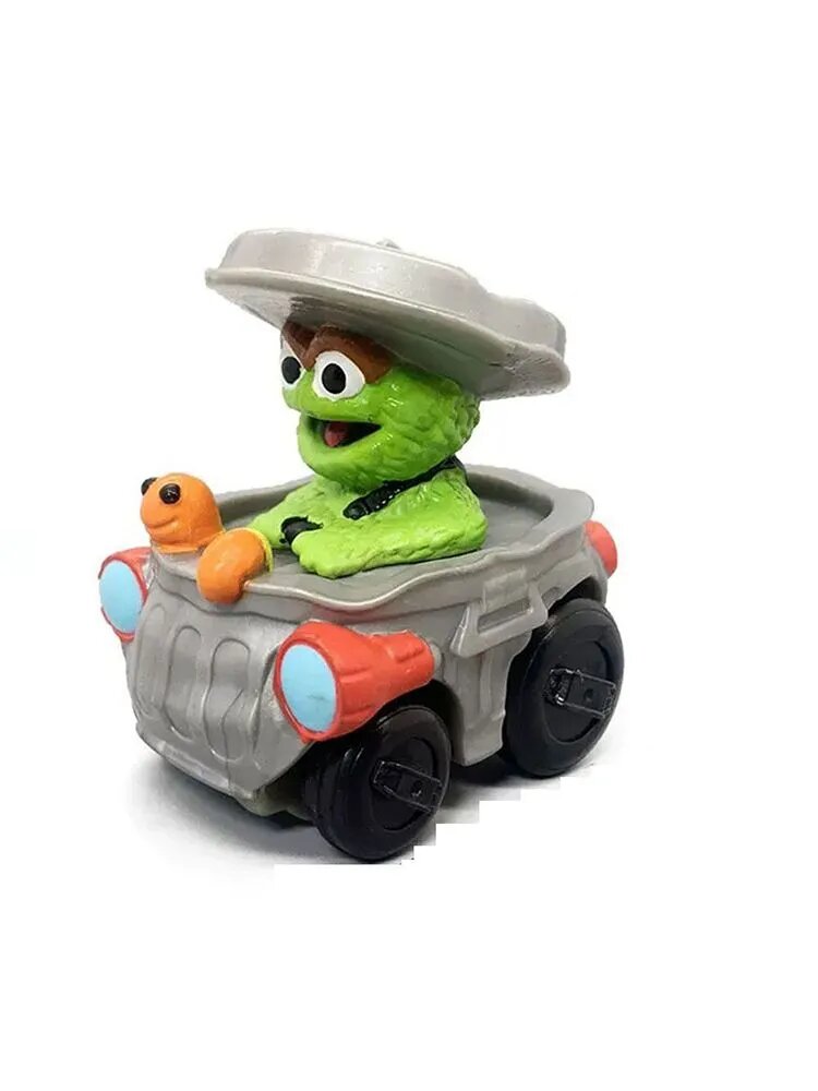 Sesame Street Улица Сезам, Красный Оскар, Милая мультяшная игрушка-раздвижной автомобиль