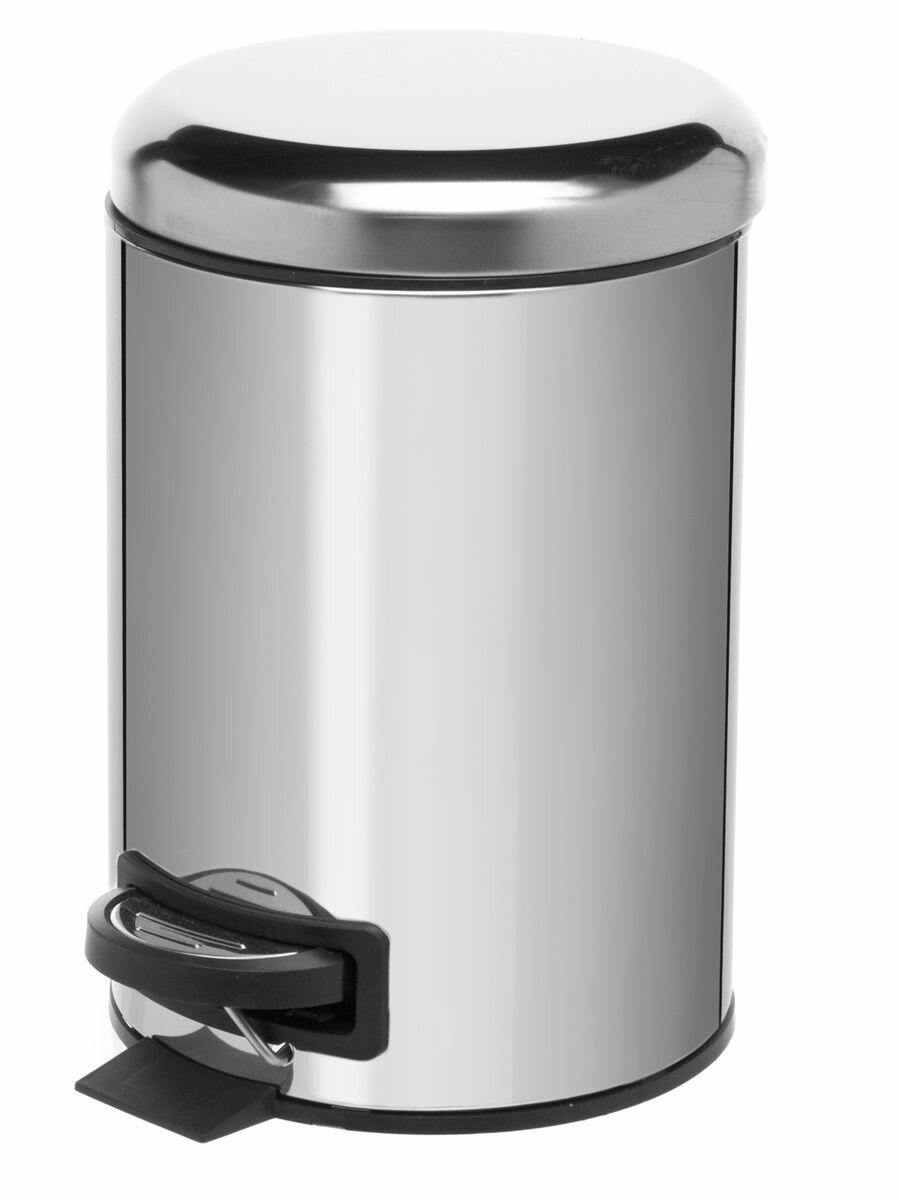 Ведро для мусора Navako Pavo 3L Chrome