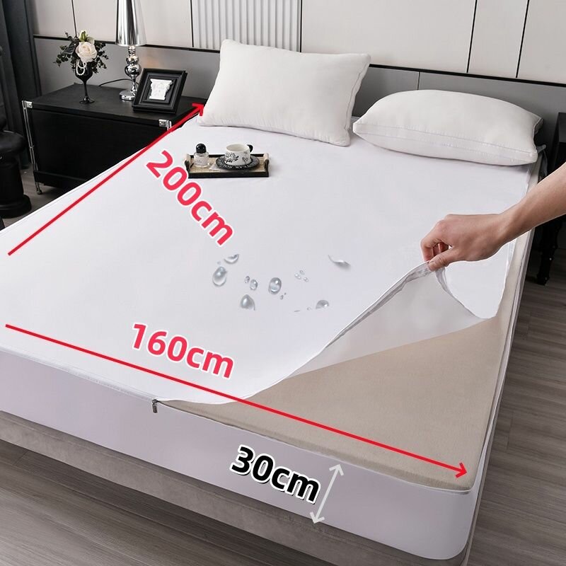 Водонепроницаемый чехол для матраса с застежкой-молнией по периметру