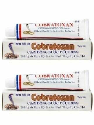 Обезболивающая мазь Кобратоксан для суставов и мышц на основе змеиного яда, 2х20гр. Cobratoxan.