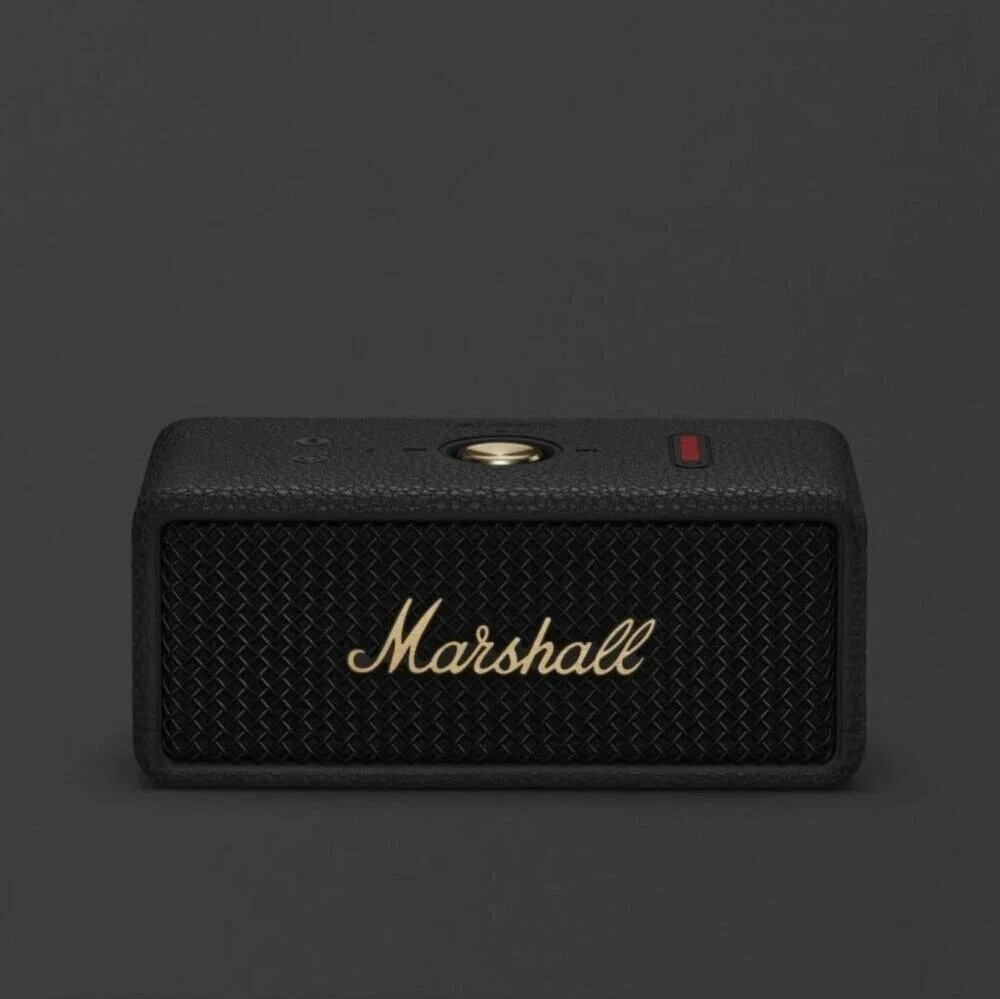 Портативная колонка Marshall Emberton 3 (III), Black and Brass (Черный/Латунь)
