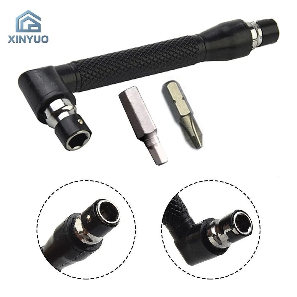 Отвертка-бита шестигранная типа L с двухсторонней ручкой, торцевой ключ 6,35 мм