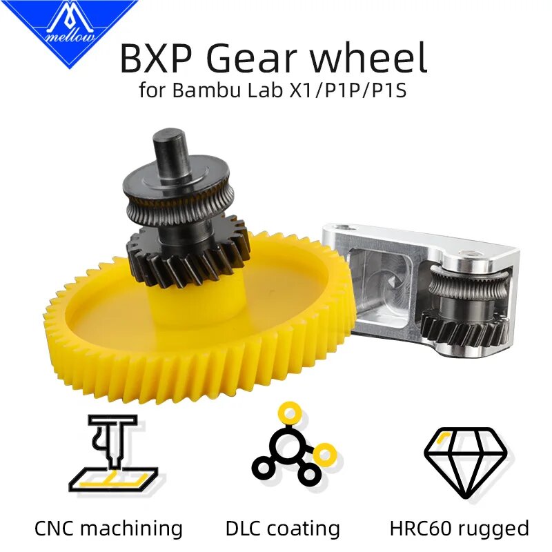 Комплект передач Mellow для экструдера Bambu X1/X1C/P1P/P1S