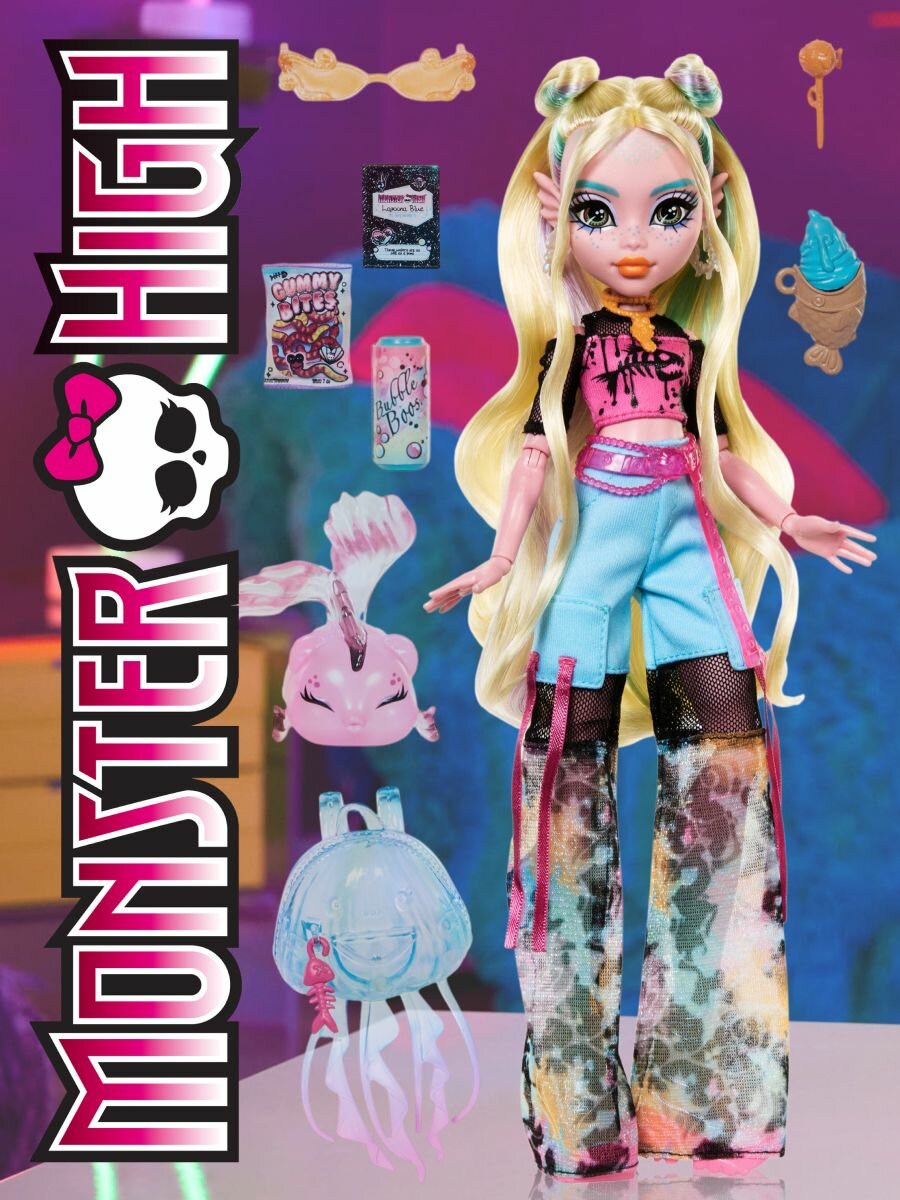 Шарнирная кукла Monster High HXH75 Lagoona Blue - Лагуна Блю Монстер Хай Mattel