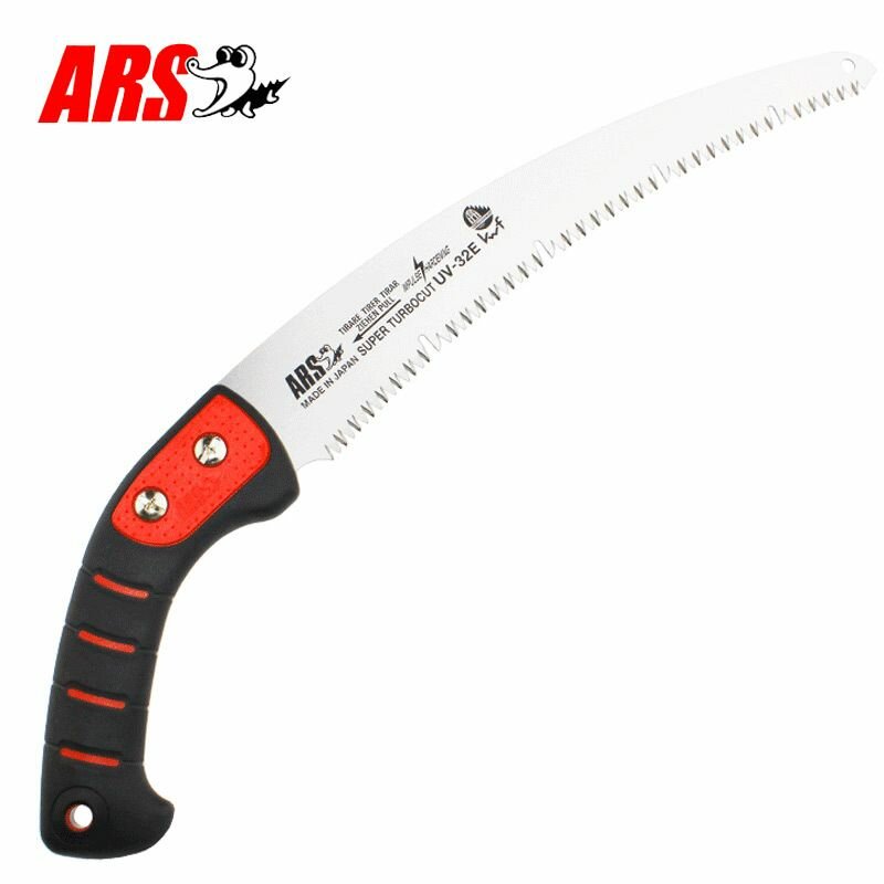 Пила ручная ARS UV-32EN садовая, ножовка по дереву 320 мм