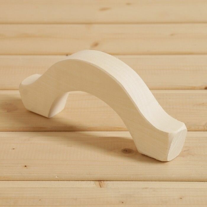 Ручка дверная, 22 7.5 2.6 см, деревянная, для бани и сауны, Добропаровъ