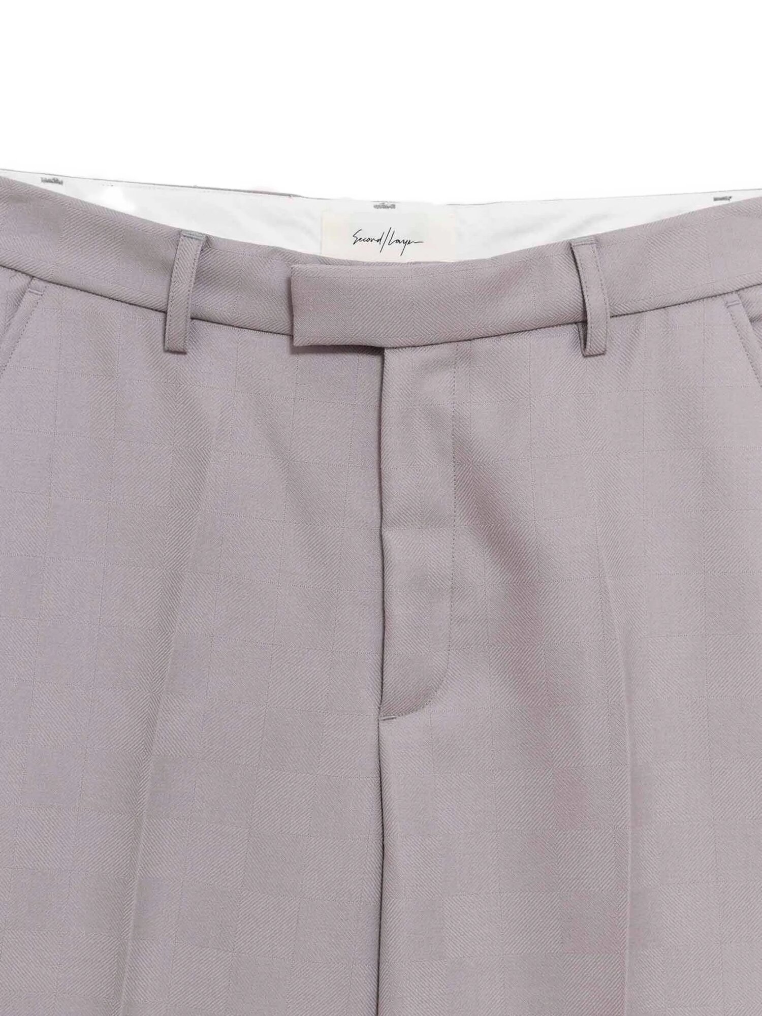 Брюки Second/Layer Belt-loop trousers, размер 46, grey — фото 1