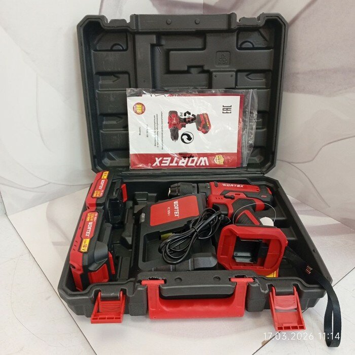 Шуруповерт Wortex bd 1820-1