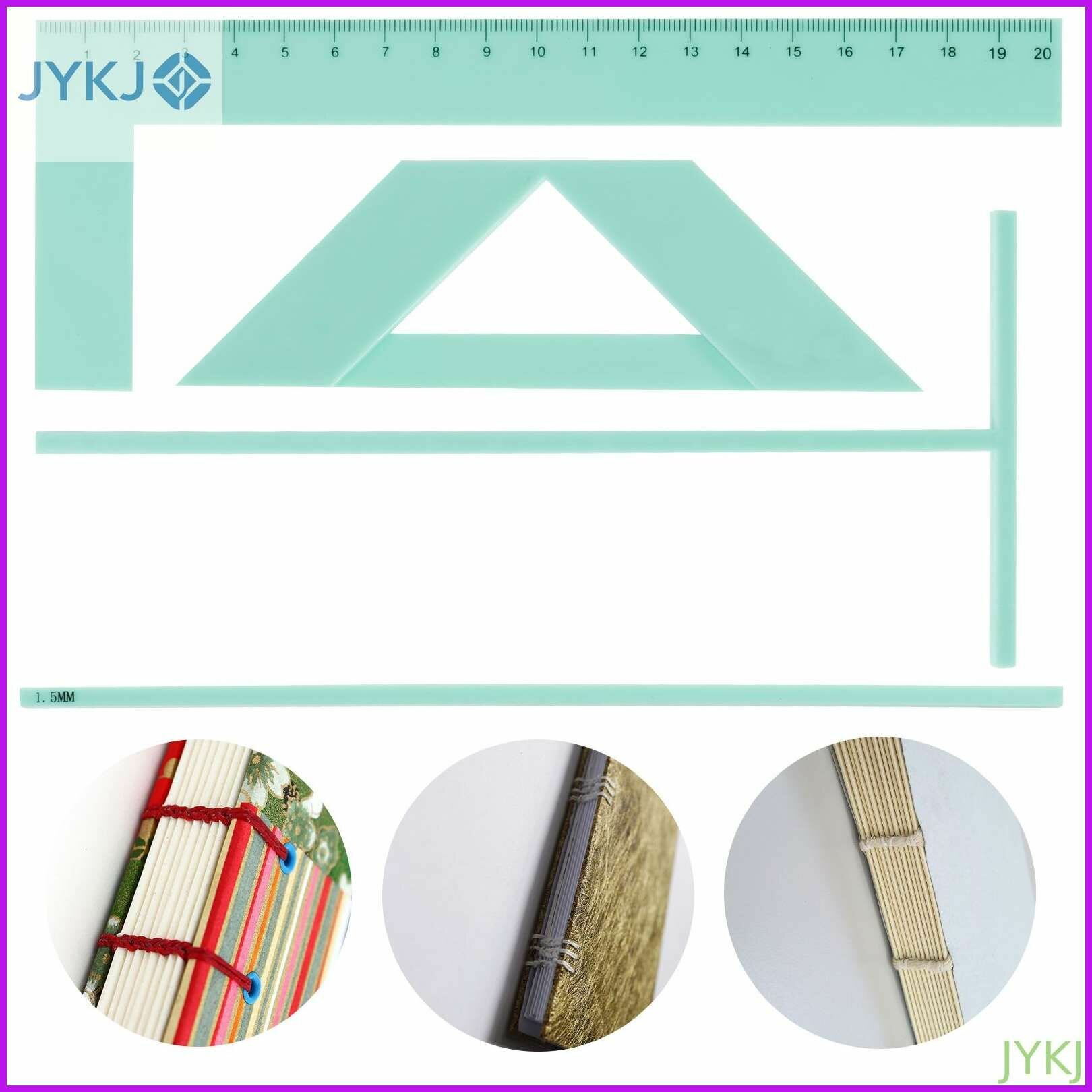 Инструмент для переплета книг, компактный, скрапбукинга и DIY, набор линеек, удобен в хранении