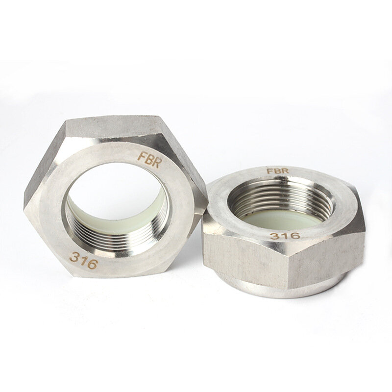 [2026] Прямые поставки с завода: гайка из нержавеющей стали 316, стандарт GB6172.2, шестигранная, с нейлоновым фиксатором, с мелкой резьбой, тонкая гайка M36-2.