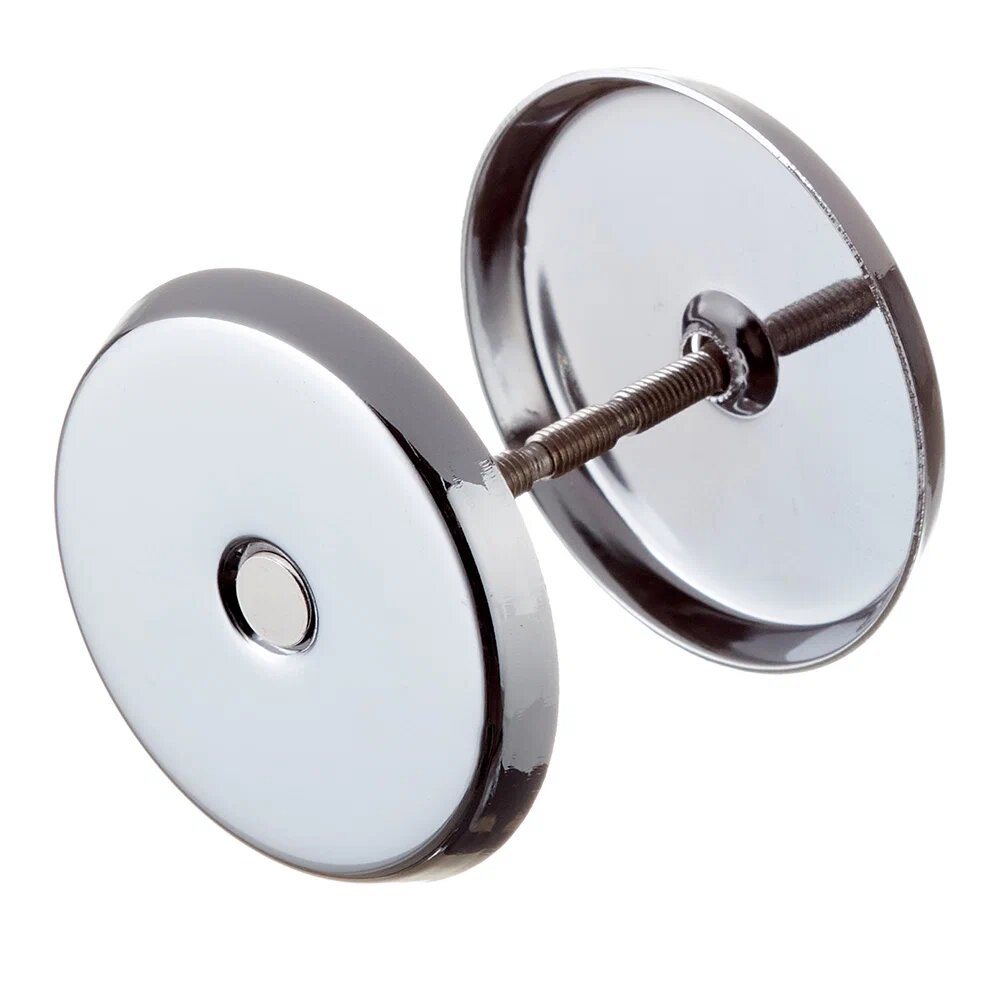 Заглушка декоративная круглая розетка хром для замочной скважины сталь