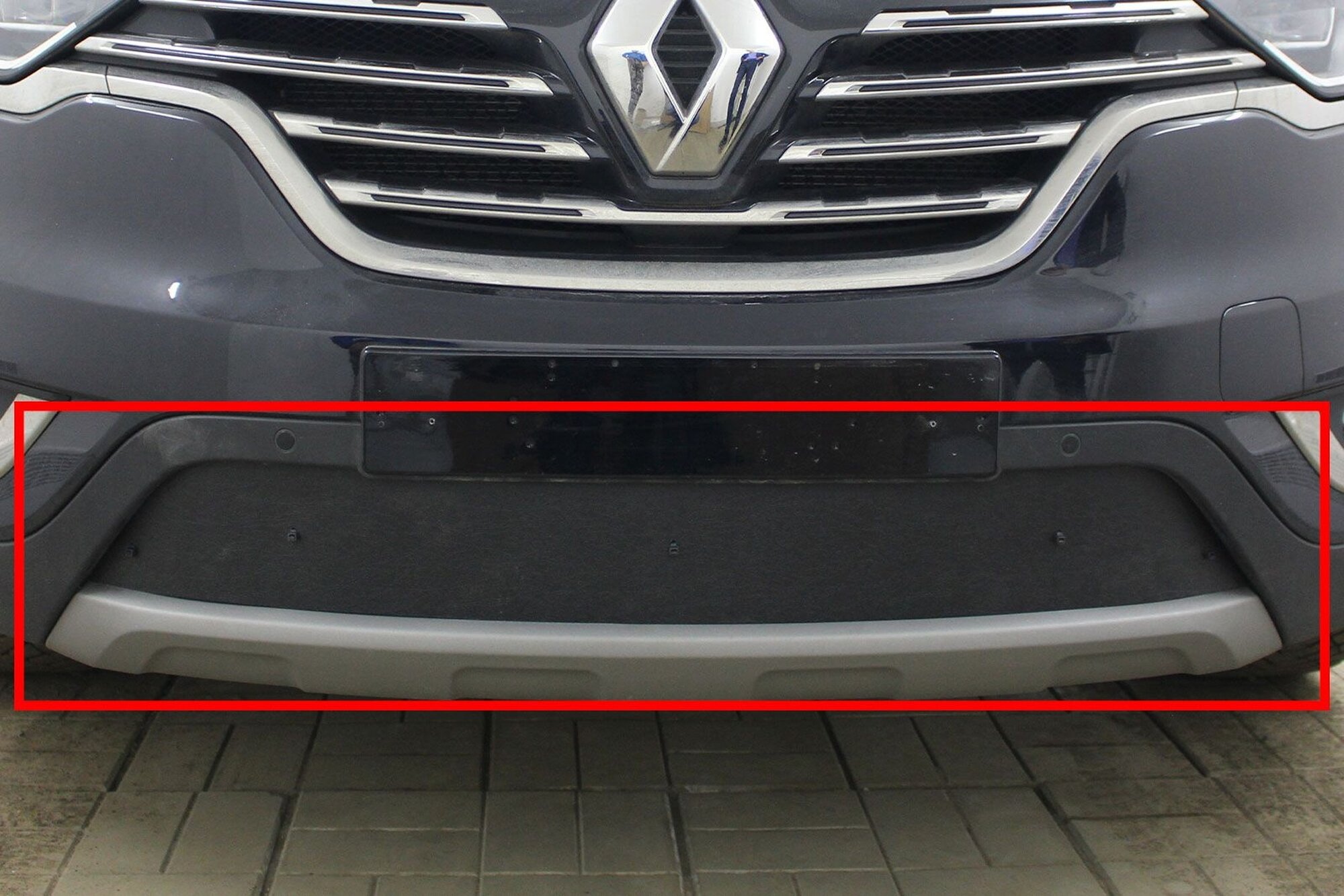 Зимняя защита на стяжках Стрелка11для Renault Koleos II 2016- низ