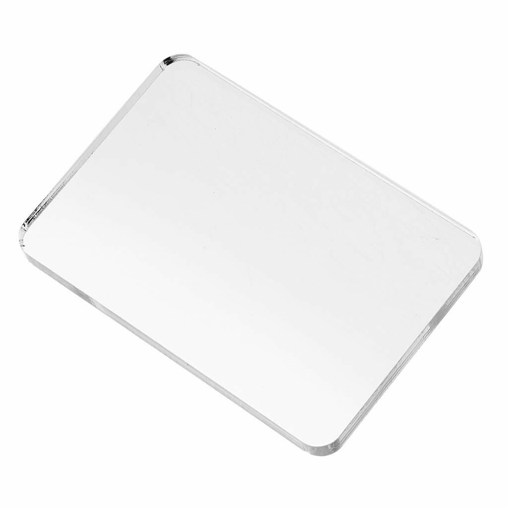 Прозрачный акриловый блок для штампов, 15x10 см, для скрапбукинга и рукоделия