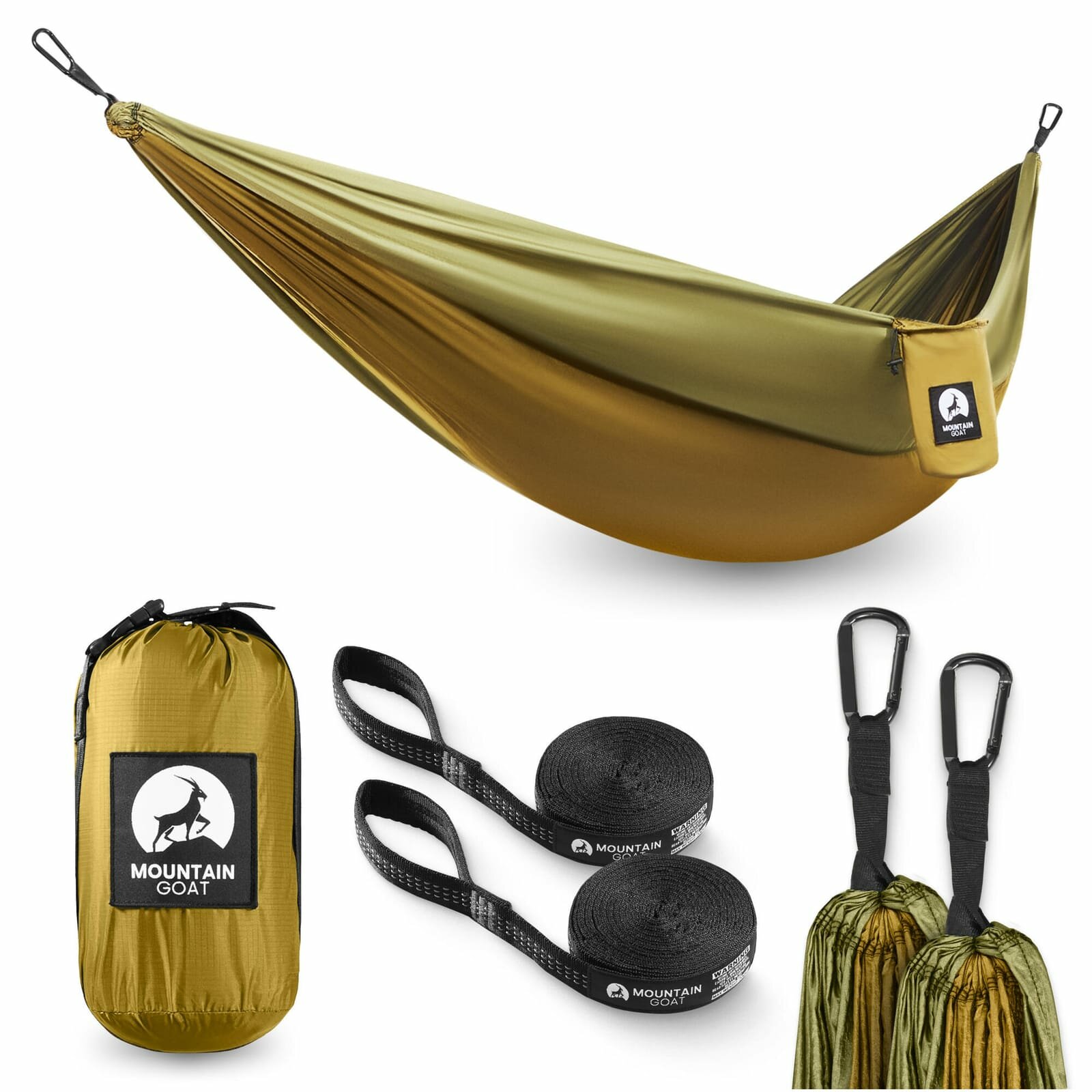 DECATHLON Гамак туристический Mountain GOAT, одноместный, размер 270x140 см, грузоподъемность 200 кг