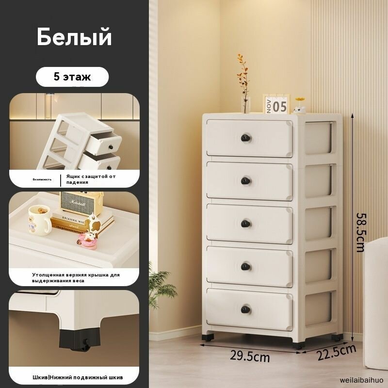 Комод,5 этажа, тумба для документов, шкаф напольный