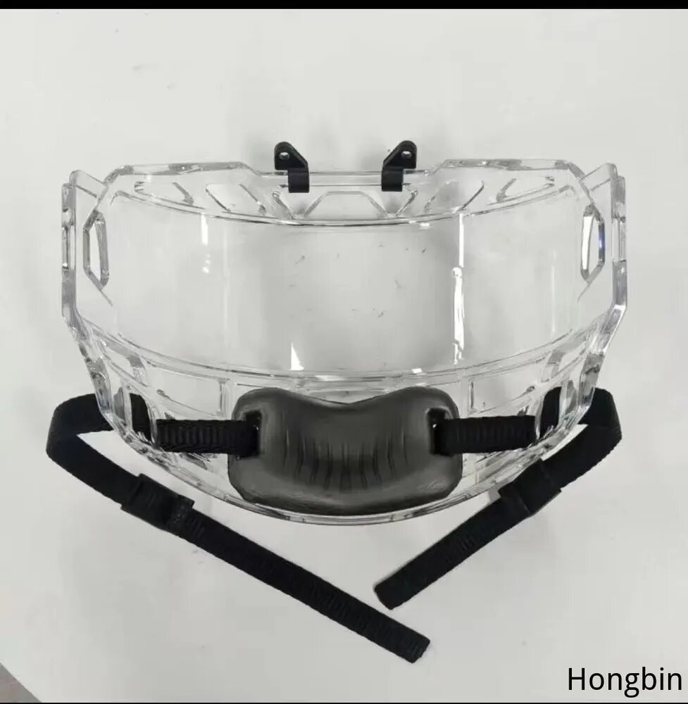 Визор для шлема для хоккея размер M прозрачный из ABS пластика