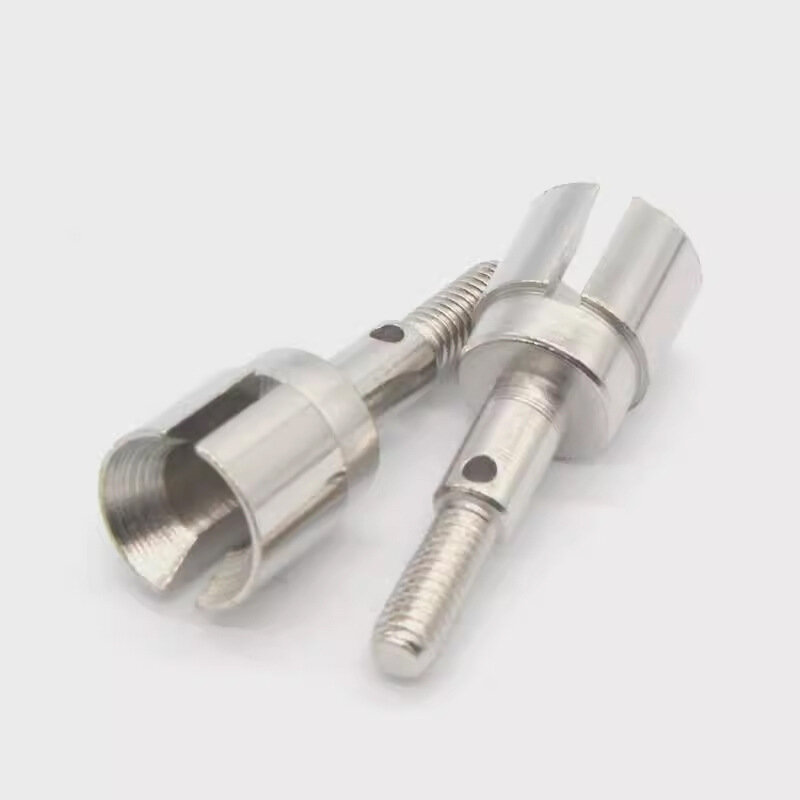 Прочная стальная ось колеса для RC-моделей HSP 1/10 - Заменяемая деталь для моделей 94108 94111 94123 - Цвет серебристый