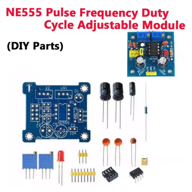 NE555 Модуль регулировки частоты и скважности (DIY)