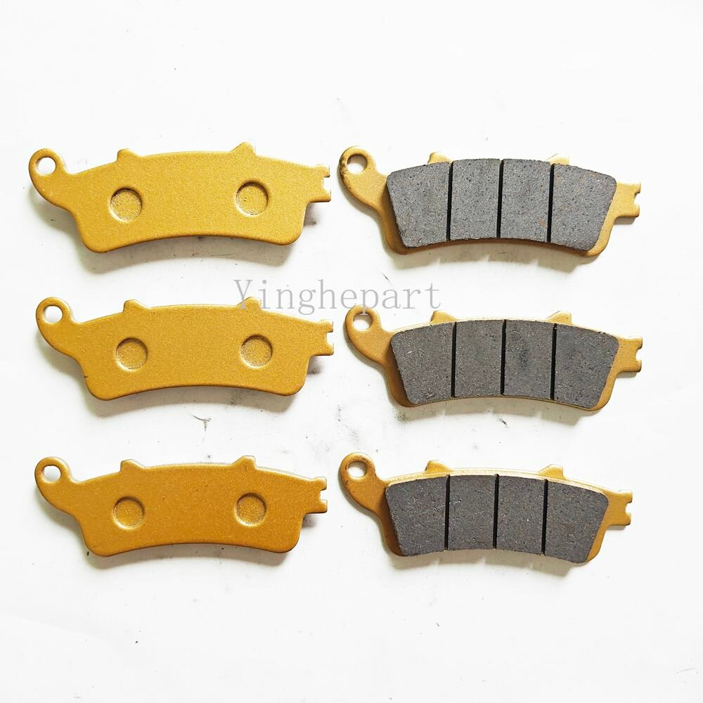 Комплект передних и задних тормозных колодок для мотоцикла HONDA GL1800 Gold Wing 2001-2017 GL 1800 GoldWing