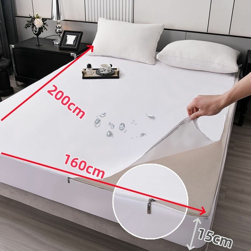 Водонепроницаемый чехол для матраса с застежкой-молнией по периметру