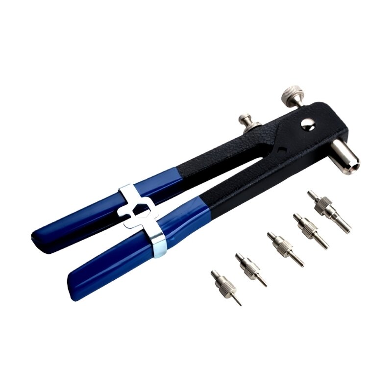 6шт Ручной Набор Инструментов Для Заклепки Гаек Ручной Клепальщик Пистолеты Для Заклепок С Эргономичной Ручкой Для Ремонта Автомобилей И Мотоциклов