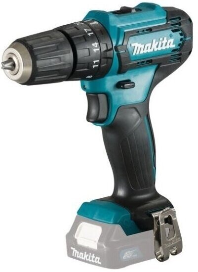 Дрель-шуруповёрт Makita HP333DZ, 12В, с лампой точечной подсветки
