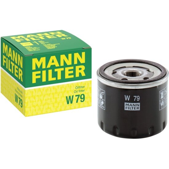 Фильтр масляный Mann-filter для OPEL Movano RENAULT Laguna, Megane NISSAN Juke, Micra, Qashqai (1.5dCi/1.9dCi), W79