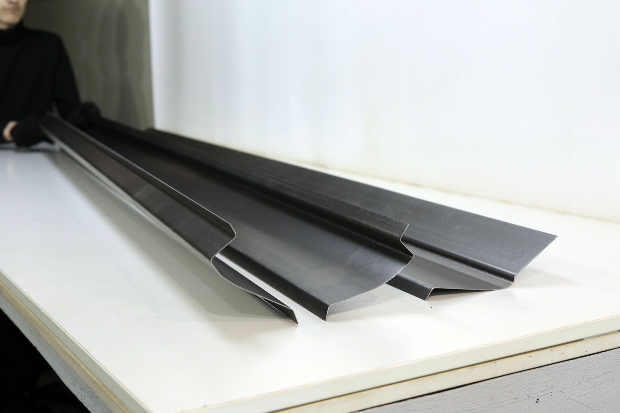 Пороги автомобильные комплект (левый и правый) + усилители для Mercedes Sprinter W901 1995-2006 (Мерседес Спринтер 901 короткий), оцинкованная цинк сталь 1 мм