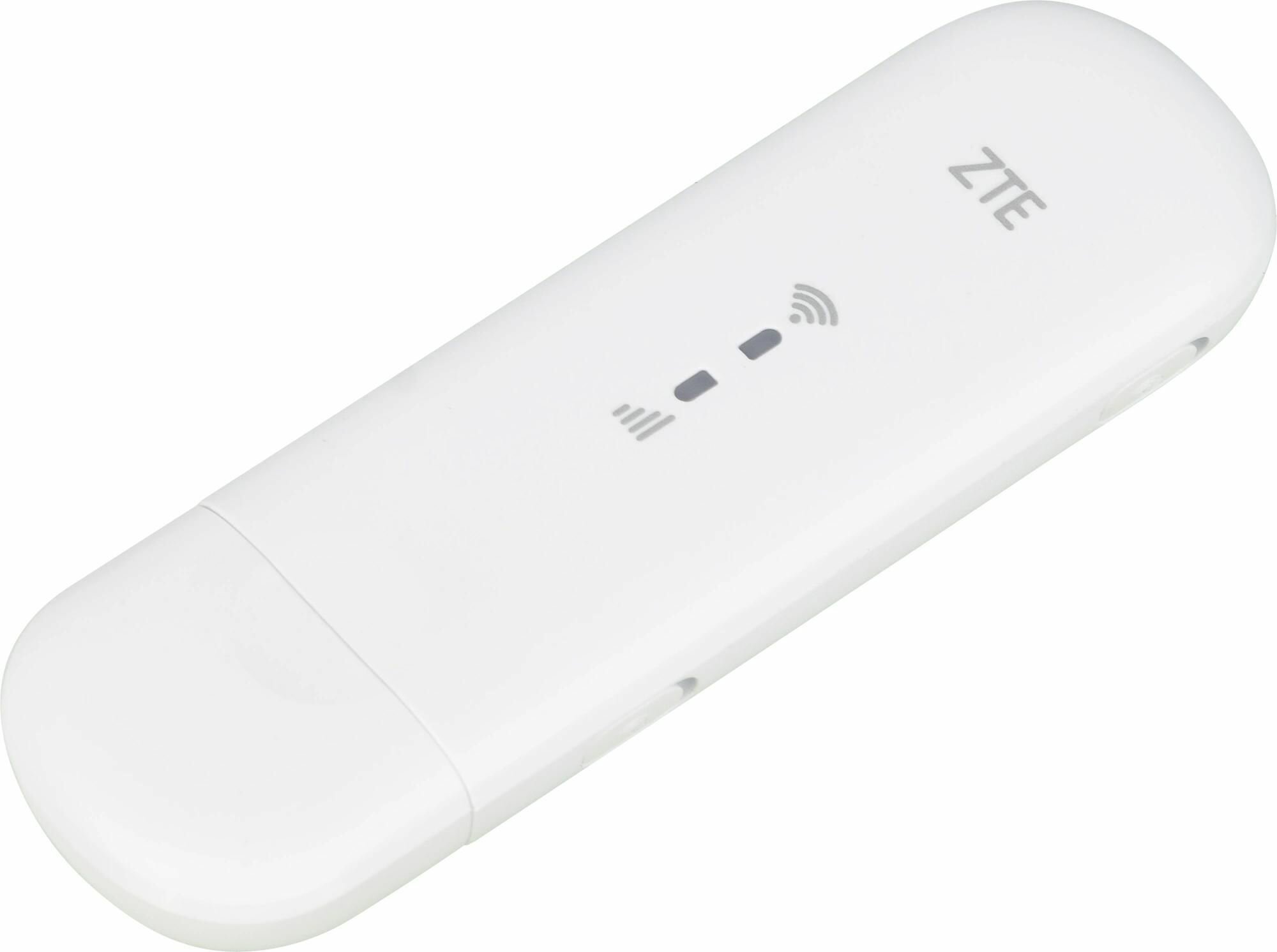 Модем ZTE 2G/3G/4G, USB, Wi-Fi, Firewall, Router внешний, белый (MF79N)