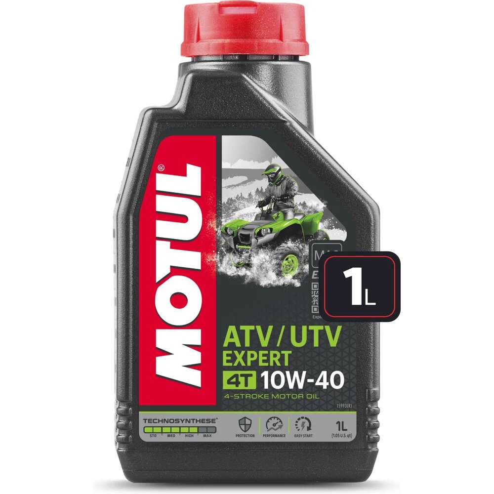 Моторное масло MOTUL ATV UTV EXPERT 10W40 4T 1 л 113174 – синтетическое, четырехтактное, для квадроциклов