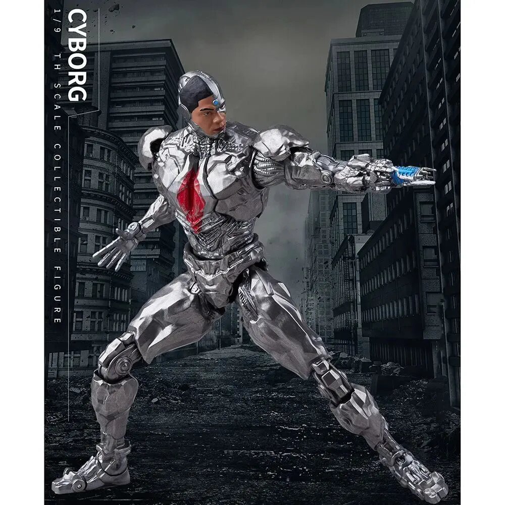 Коллекционная фигурка Cyborg 1/9 Scale от FondJoy из ABS пластика DC1003 для мальчиков