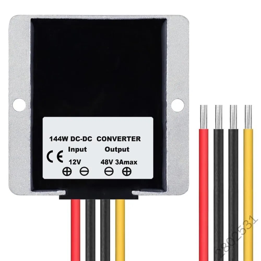 Преобразователь 12V-48V 144W Трансформатор для бани (Алюминиевый корпус) - 3267142032 — фото 1