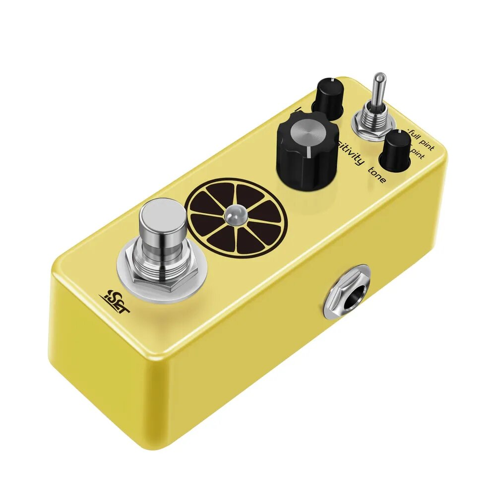 Оптический Компрессор для Электрогитары - Плавное Нападение/Спад, Сохранение Транзиентов, Металлический Корпус, Компактный, True Bypass, 9В DC