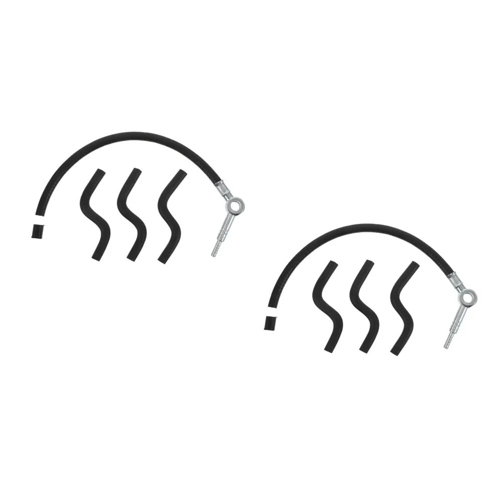 Топливная возвратная трубка для дизельного двигателя из сплава и пластика, черная, для погрузчиков