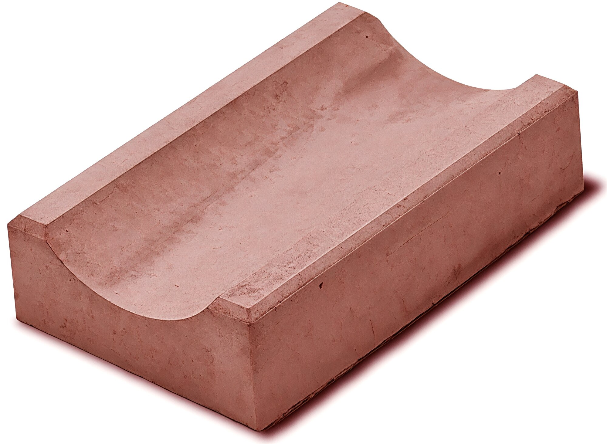 Водосток "эконом", бетонный, 500 мм х 150 мм х 50 мм, цвет красный