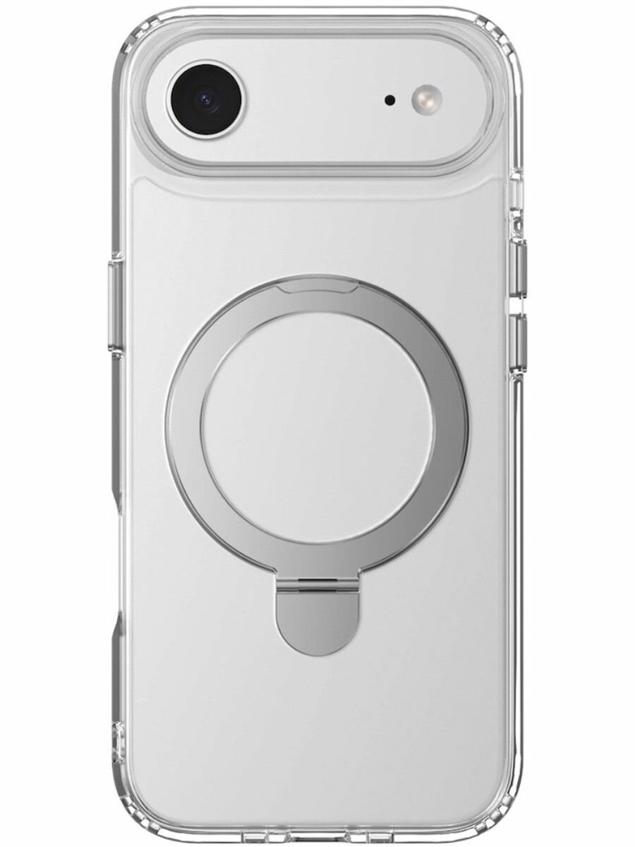 Чехол-накладка Devia Clean Series Magnetic Shockproof Stand Case для смартфона Apple iPhone 17 Air, прозрачный