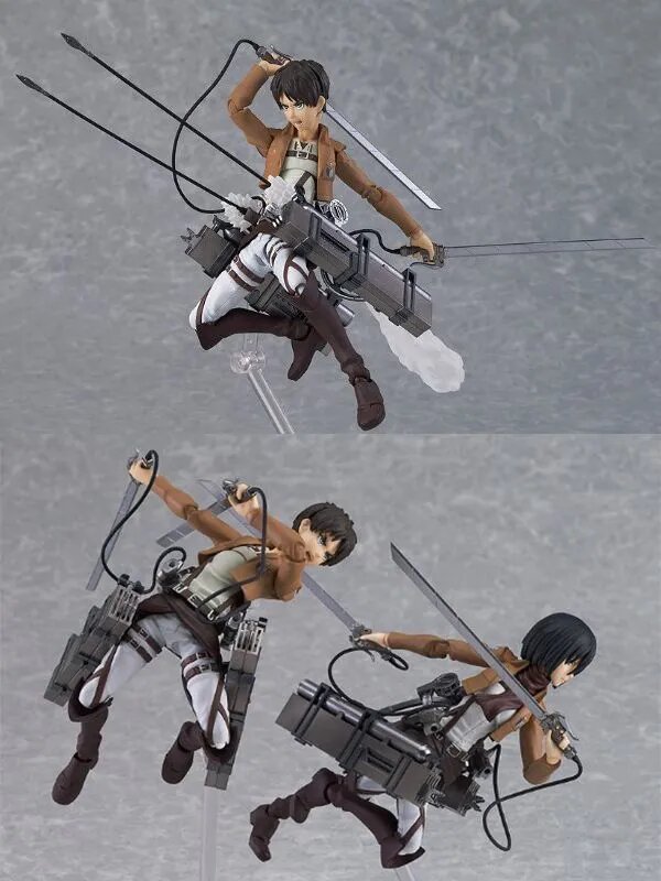 Персонаж аниме Атака титанов Attack on Titan figma203 Алан йегер Eren Jaeger Скульптуру можно двигать суставами 19cm
