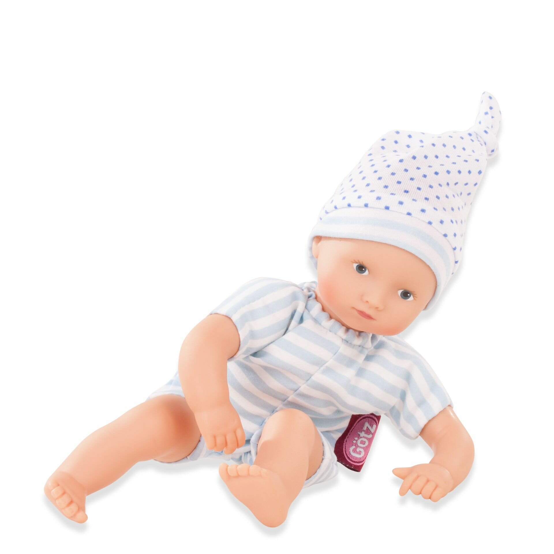 Кукла-пупс Gotz Aquini - Кукла мальчик для купания в шапке-колпаке, 22 см - 1885002