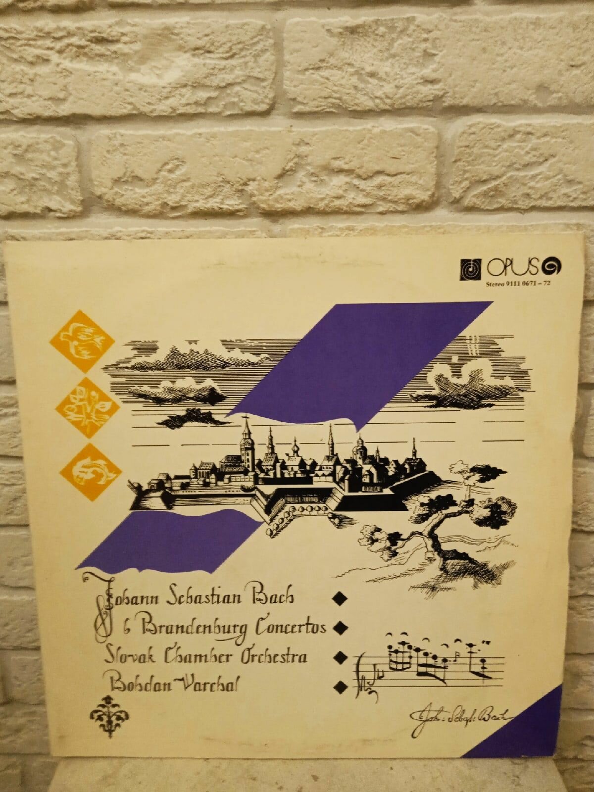 Виниловая пластинка И. С. Бах (Johann Sebastian Bach), Slovak Chamber Orchestra, Bohdan Warchal - 6 Brandenburg Concertos (2LP)