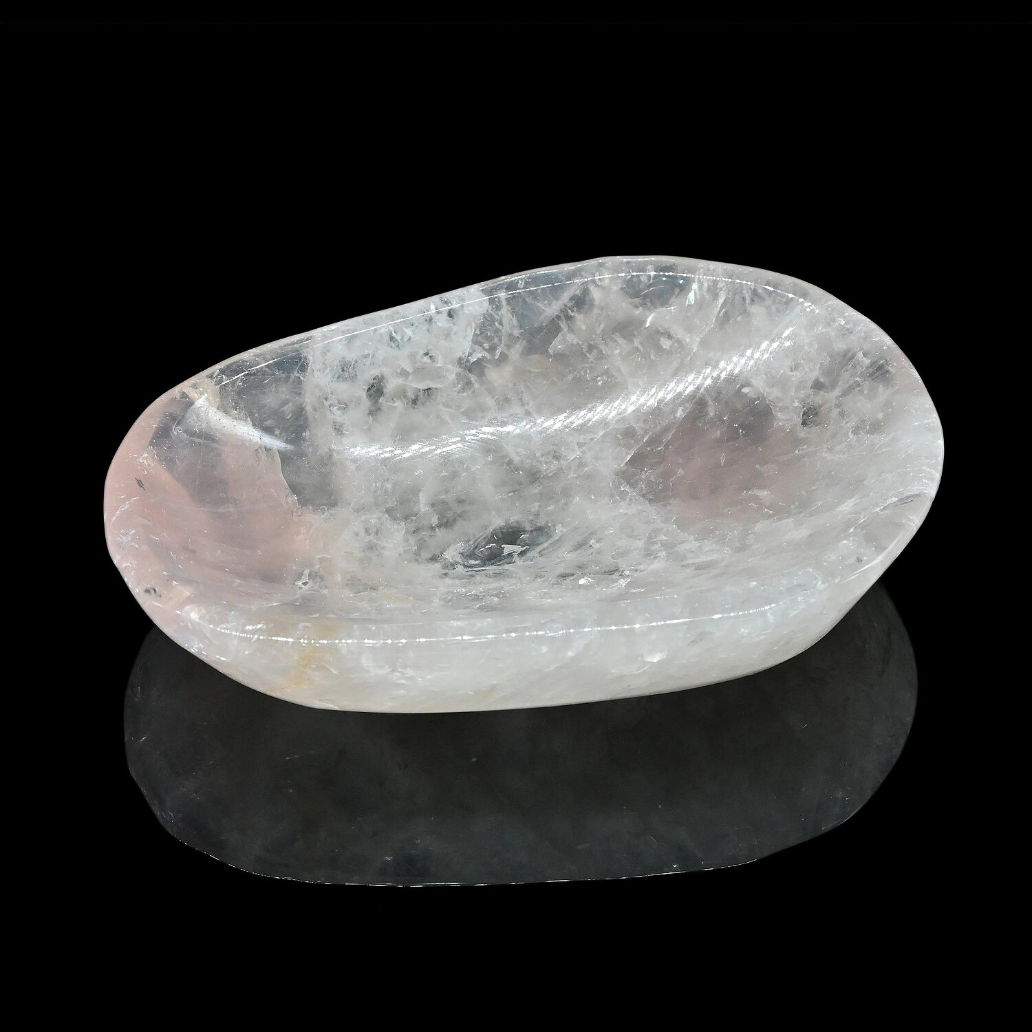 Мыльница из розового кварца 110*75*23мм, 218г