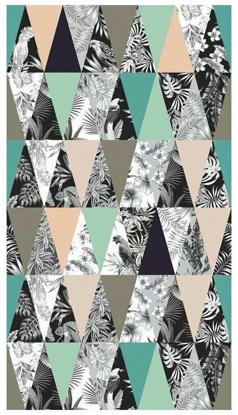 Супермоющиеся антивандальные фотообои Антимаркер, Абстракция в тропиках, 1-A-1003, 150х270 см