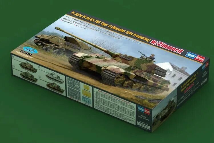 Hobbyboss 84531 1/35 Германия Sd. Kfz.182 Tiger King Башня Хеншера с Zimmetrict сборная модель танка