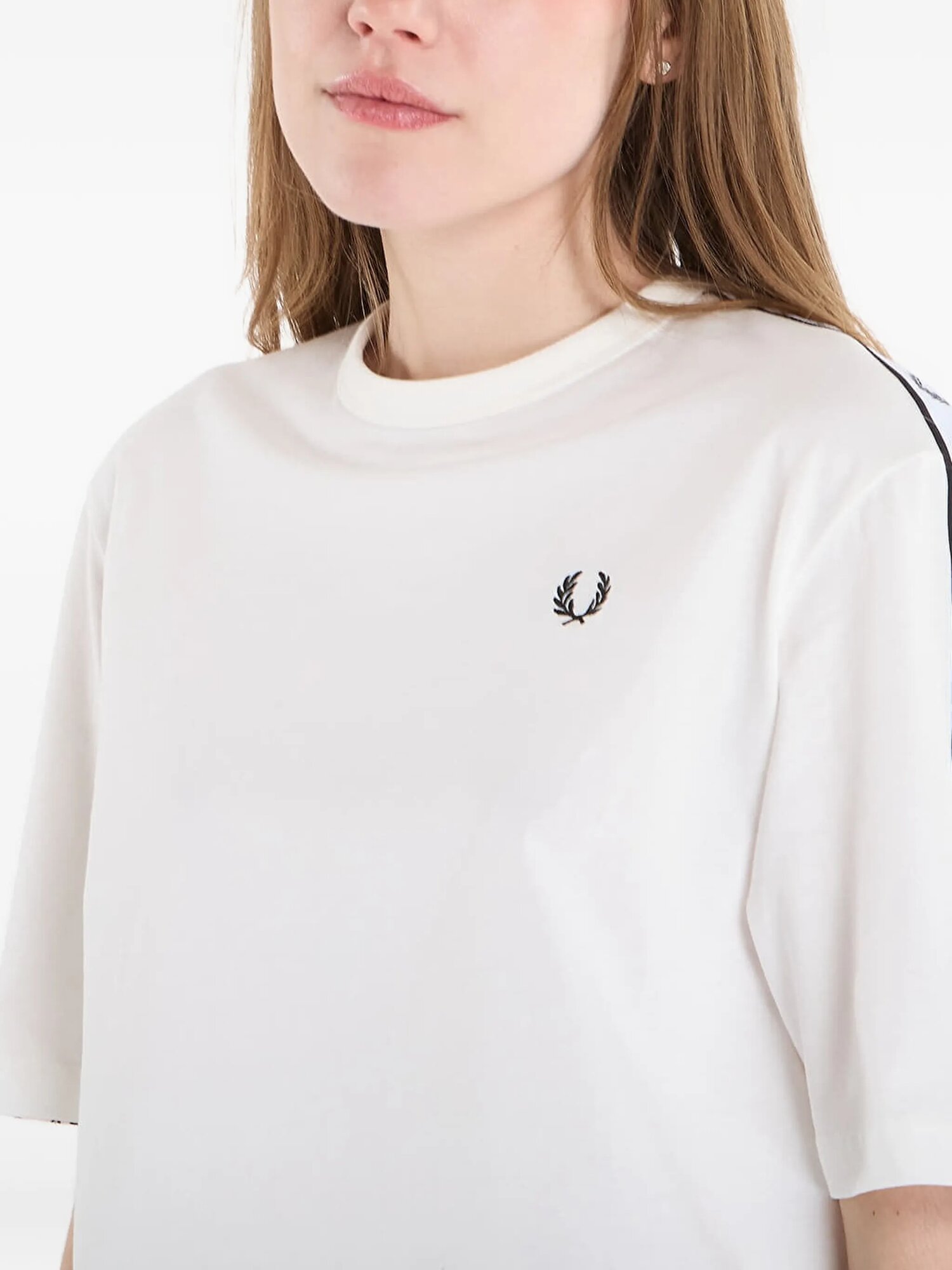 Футболка FRED PERRY, размер 36, white — фото 1