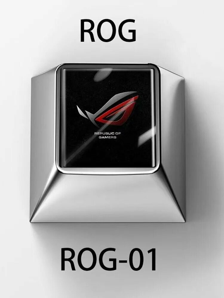 Клавиши для игровой клавиатуры ROG с элегантным дизайном: ESC-клавиша с переключателем RX и крестовым соединением из цинкового сплава