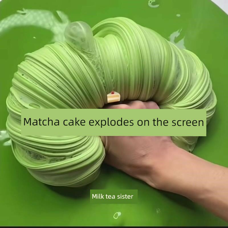 Слизь Matcha - Зеленый чай игрушка 120 мл для детей