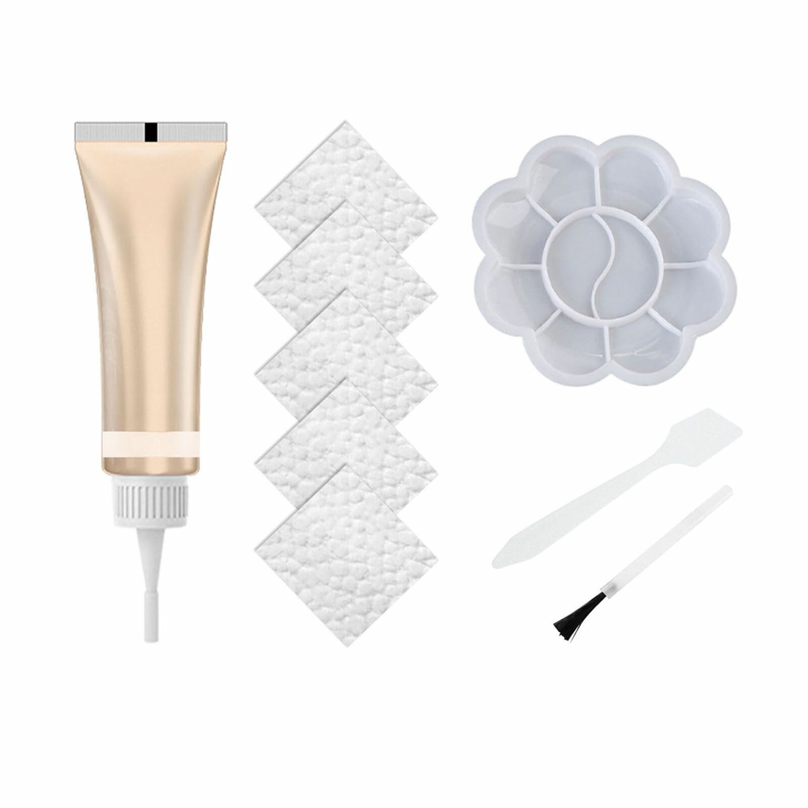 Восстановитель кожи (жидкая кожа) для авто и мебели — набор для реставрации искусственной кожи, гель 20 мл