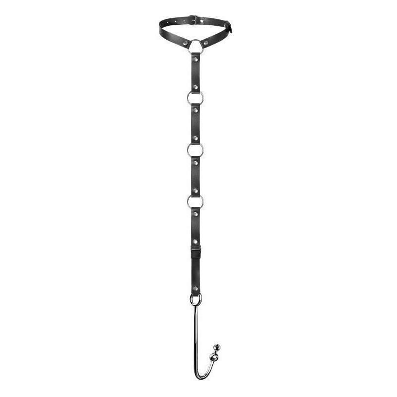 Крюк анальный металлический из нержавеющей стали серебристый, БДСМ аксессуары для взрослых, расширение и стимуляция