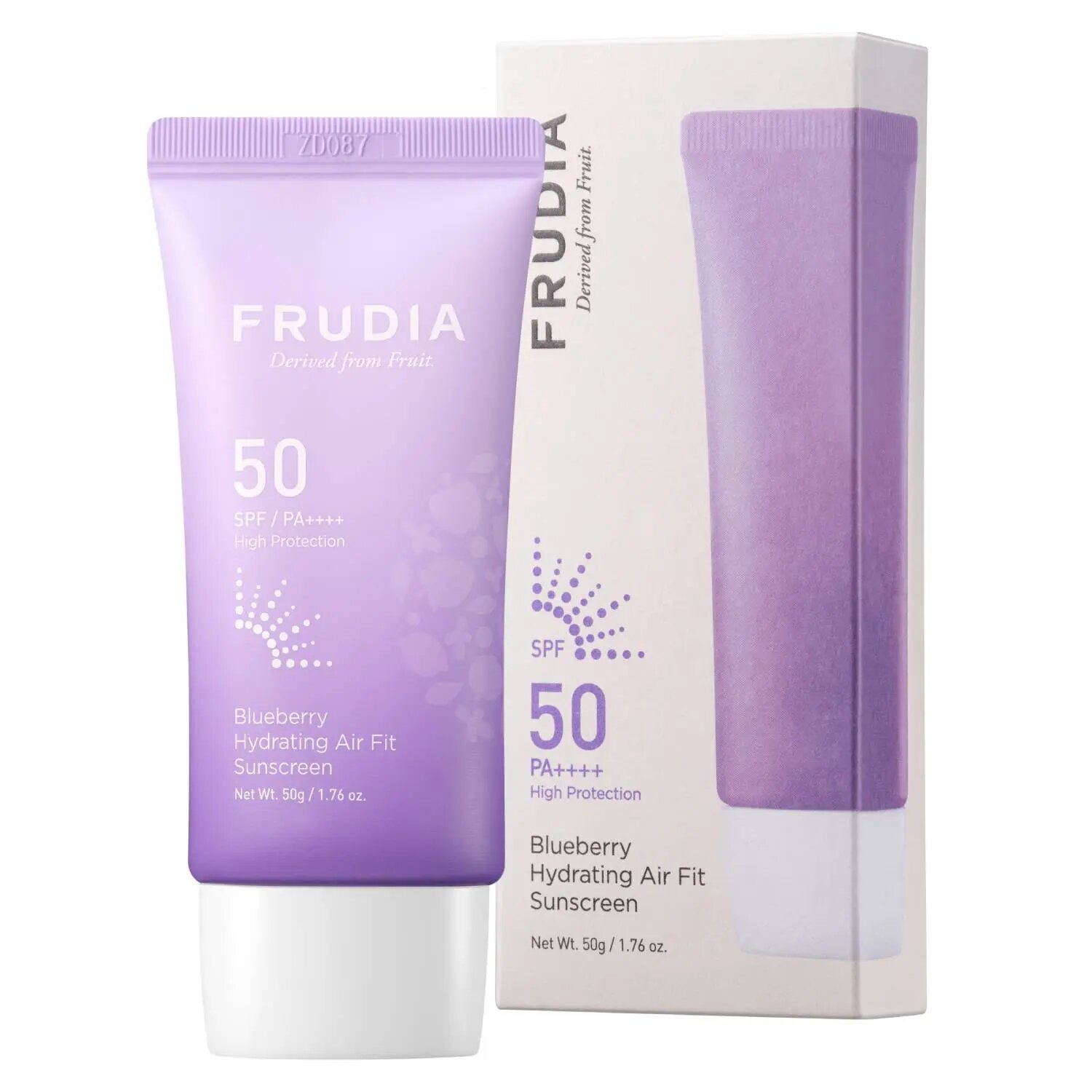 Солнцезащитный крем Frudia "Увлажнение с черникой", SPF50, 50 мл
