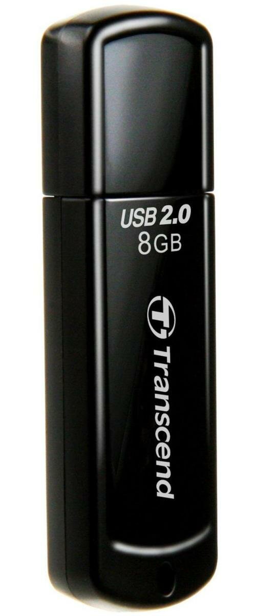 Флешка 8Gb Transcend JetFlash 350 USB 2.0 черный TS8GJF350