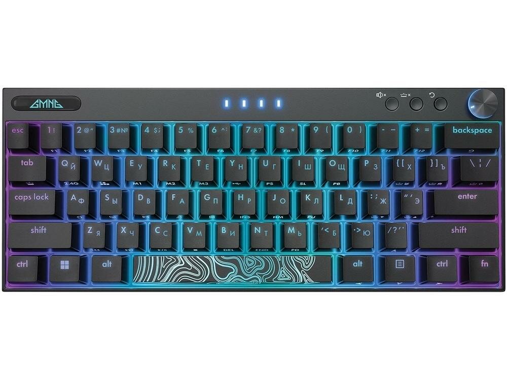Клавиатура GMNG GG-KB500XW механическая черный USB беспроводная BT/Radio Multimedia for gamer LED (1910516)